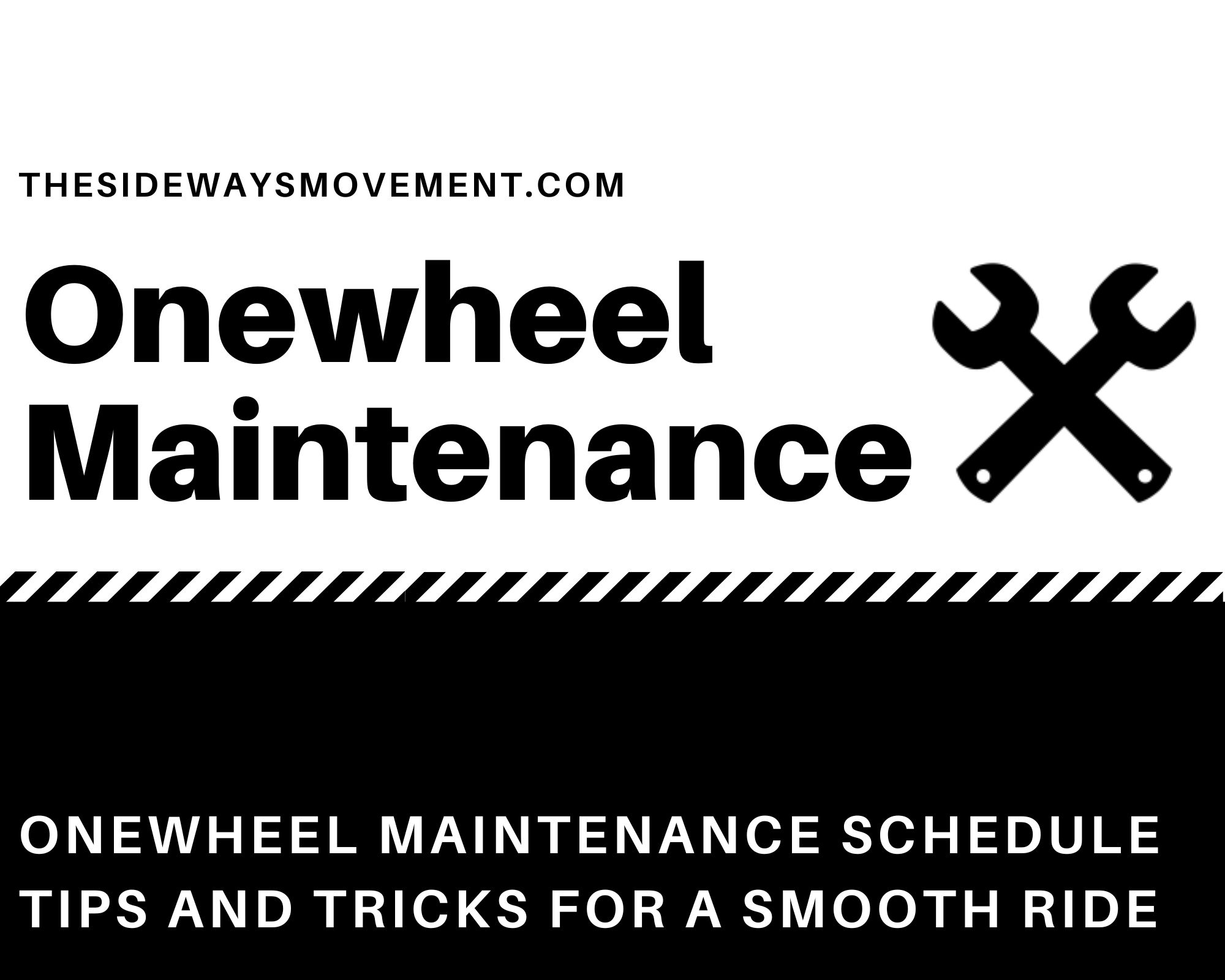 Onewheel Maintenance - The Sideways Movement